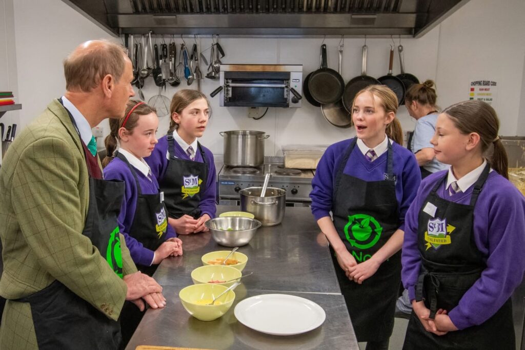 St Martins School students celebrate royal visit with feast hosted by ...
