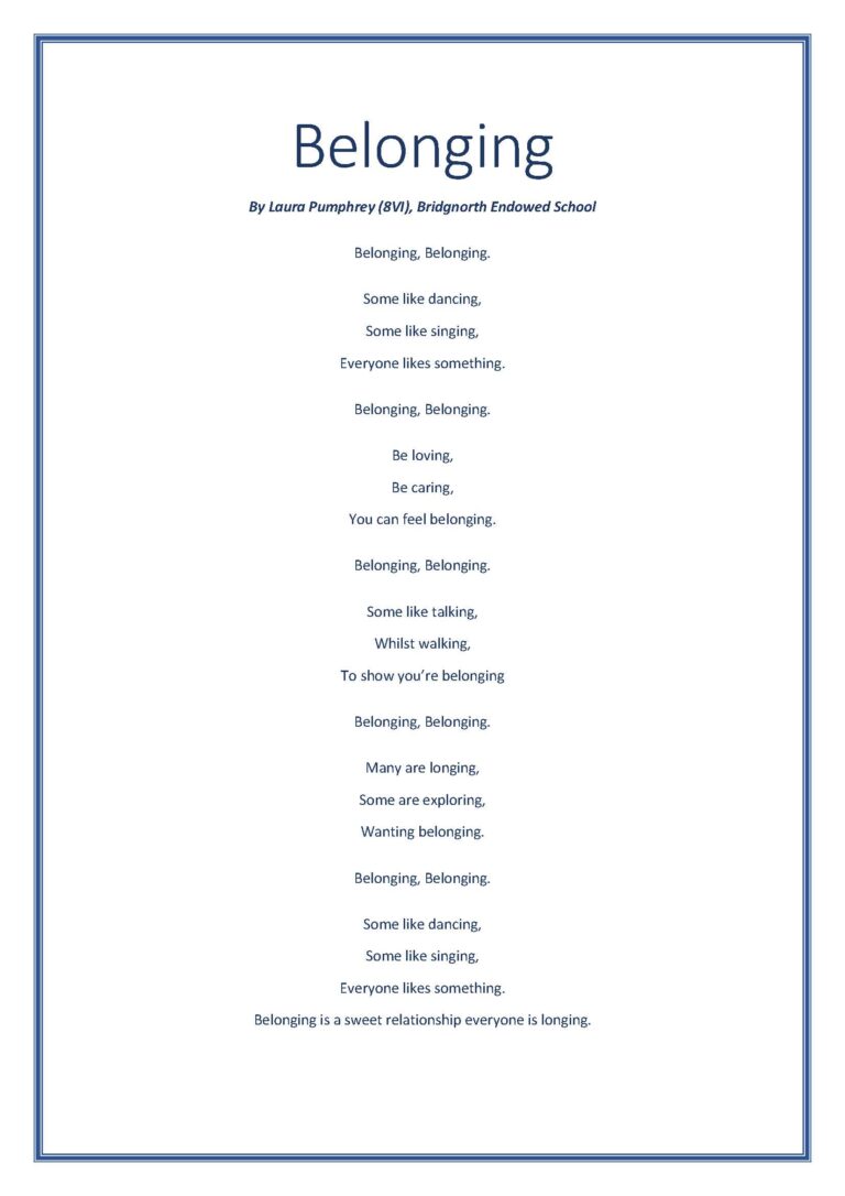 What belonging means to our students - The 3-18 Education Trust